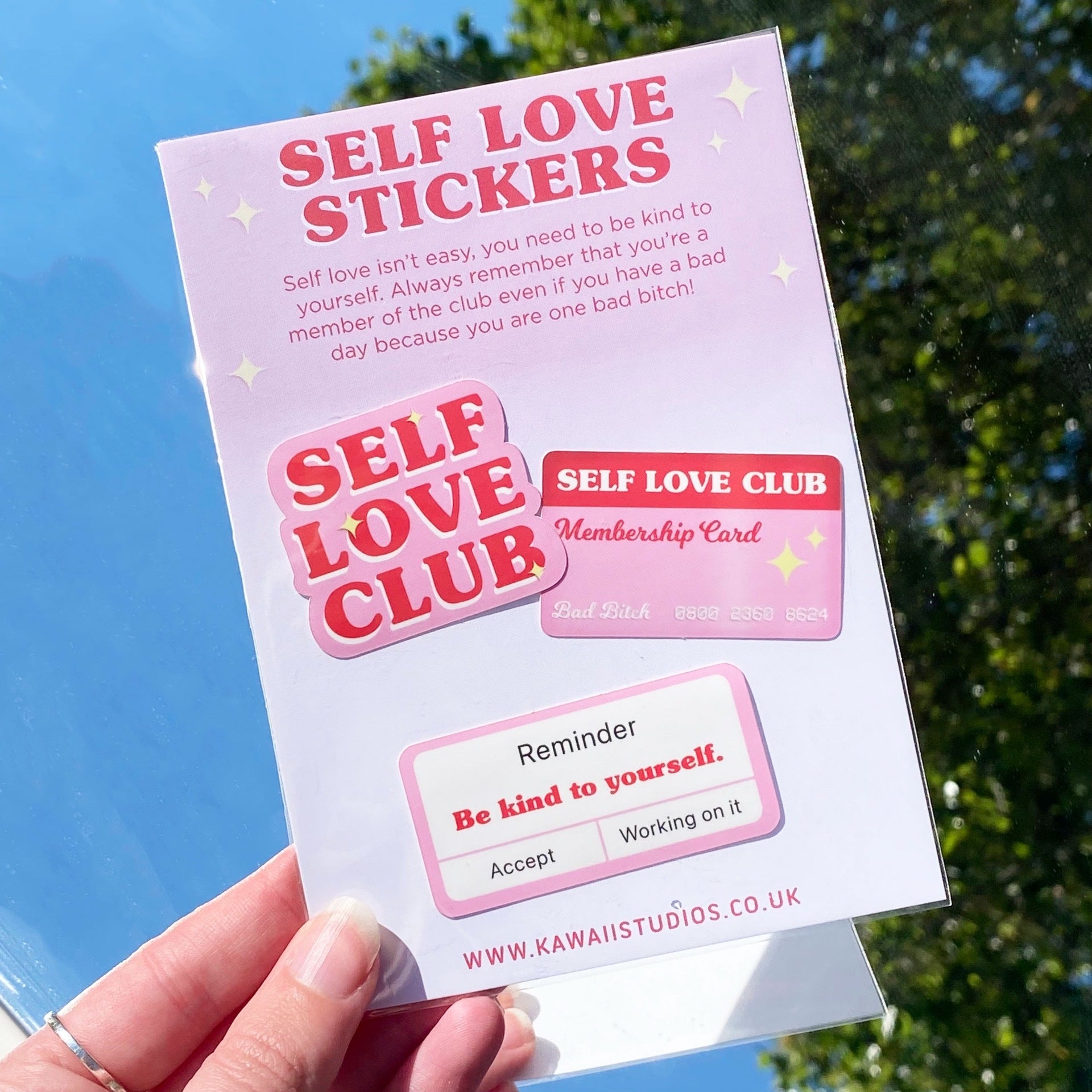 Kawaii Studios - ‘Self Love’ Sticker Pack